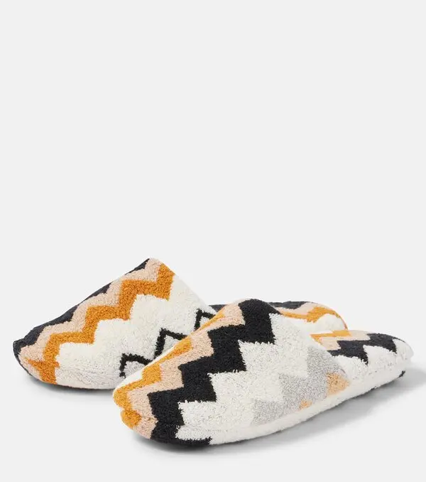 Missoni Zigzag Terry Slippers - Multicoloured