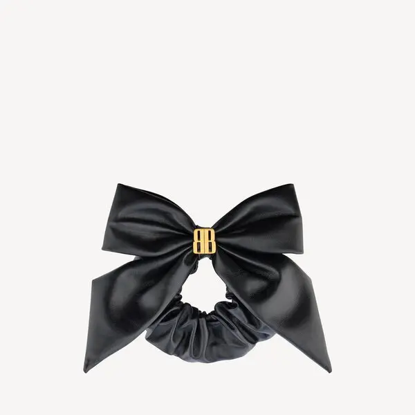 Balenciaga Clemence Xl Scrunchie - Black