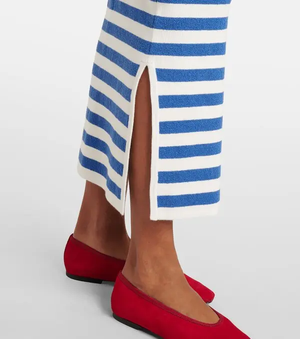 Posse Ari Striped Pencil Skirt