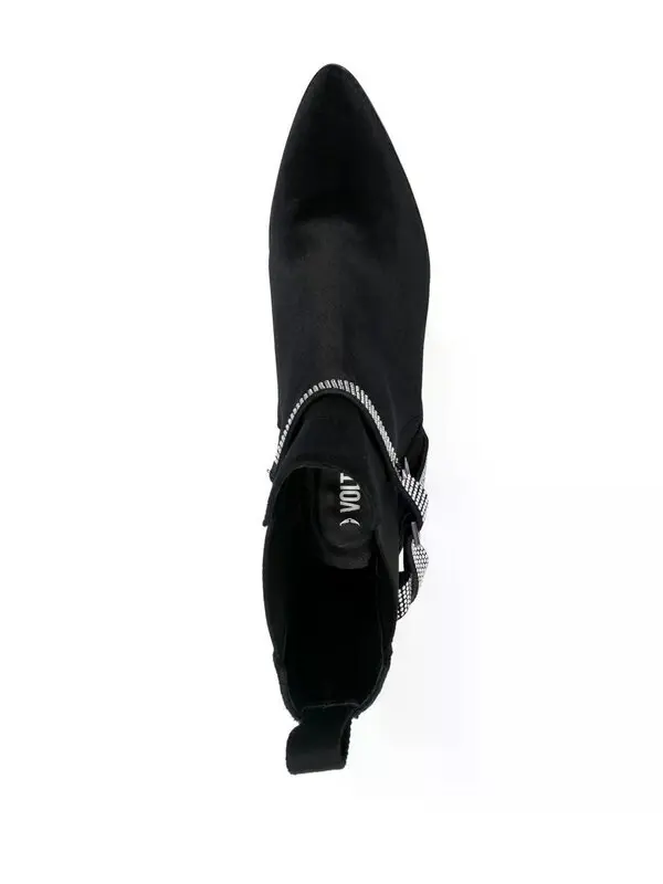 Zadig&Voltaire Crystal-embellished Velvet Boots
