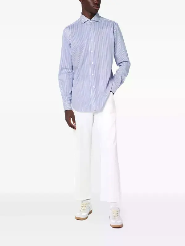 XACUS Cotton Striped Shirt