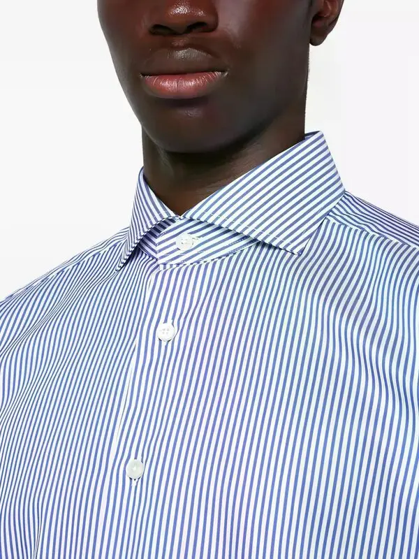 XACUS Cotton Striped Shirt
