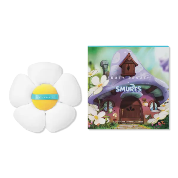 FENTY BEAUTY Fairy Bomb Smurfette Daisy Flower Shimmer Puff - Smurf'sugar