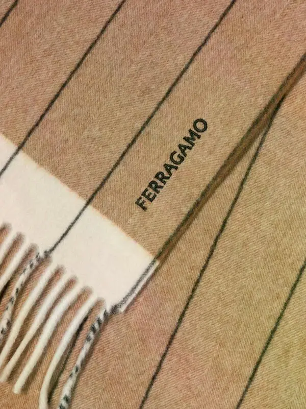 FERRAGAMO Striped Scarf