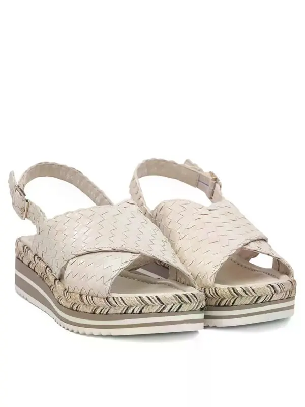 TONI PONS Woven Slingback Platform Sandals