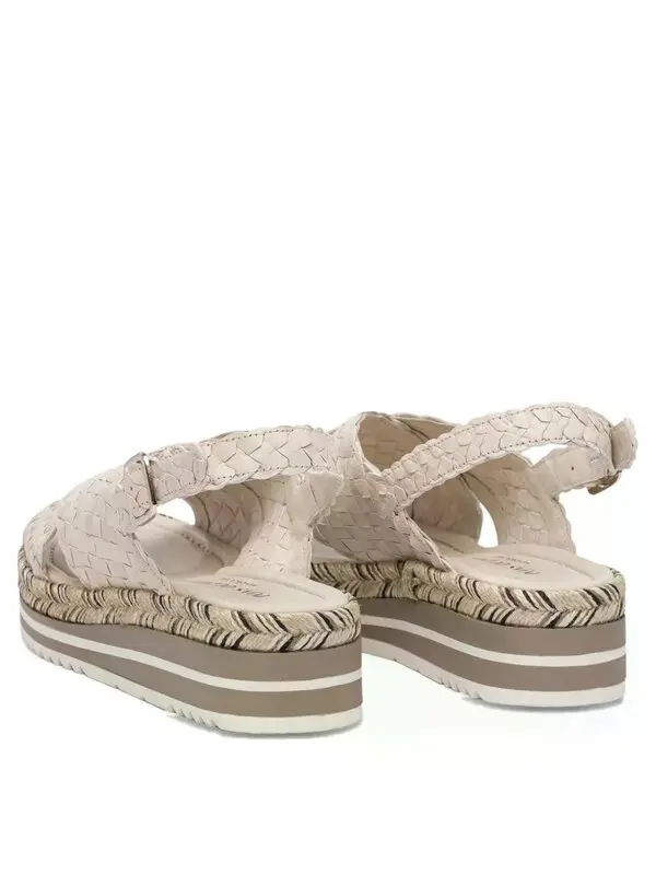 TONI PONS Woven Slingback Platform Sandals