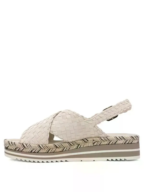 TONI PONS Woven Slingback Platform Sandals
