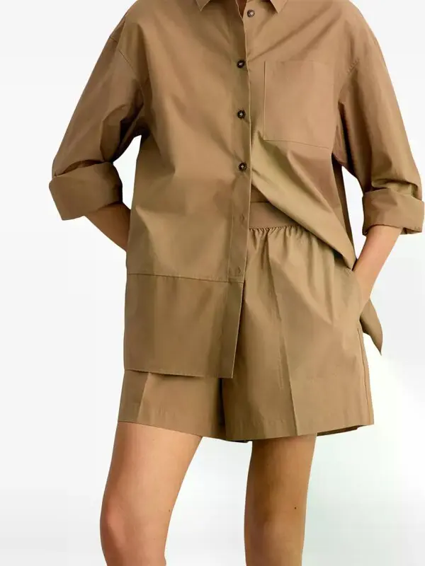 12 STOREEZ High-rise Poplin Shorts