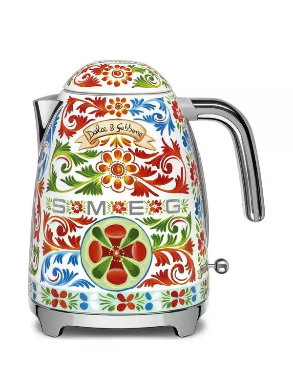 SMEG X D&g Sicily Is My Love Kettle - Red