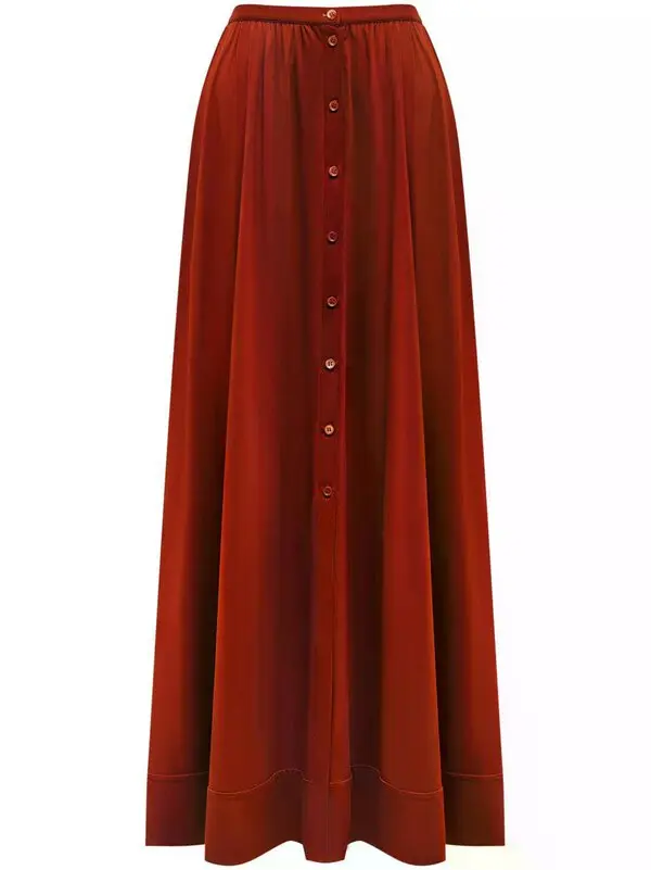 12 STOREEZ Buttoned Maxi Skirt