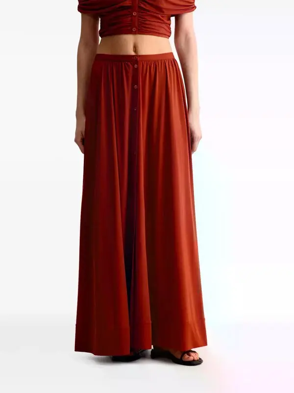 12 STOREEZ Buttoned Maxi Skirt