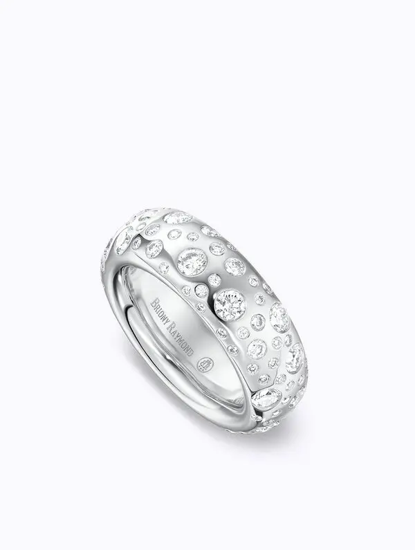 BRIONY RAYMOND Sloan Scatter Diamond Ring - 18k White Gold