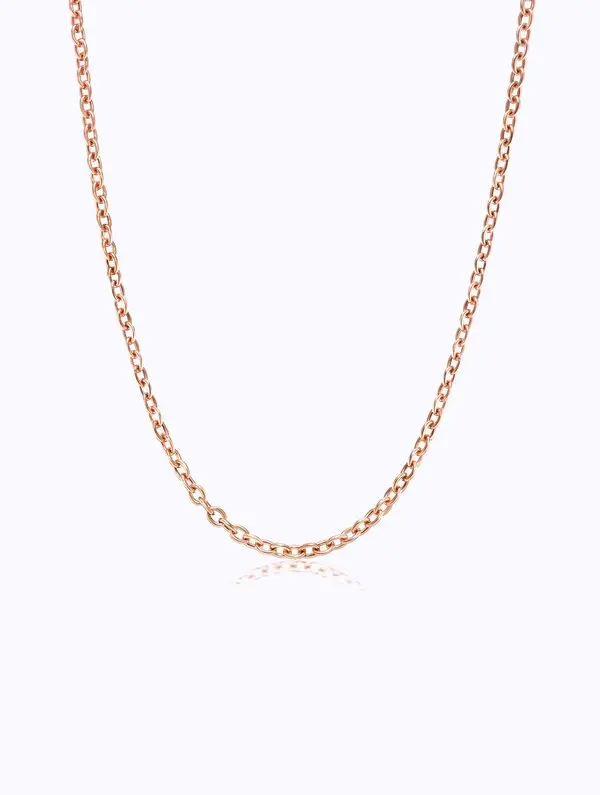 BRIONY RAYMOND 14 Karat Gold Chain Necklace - 18 Karat Rose Gold