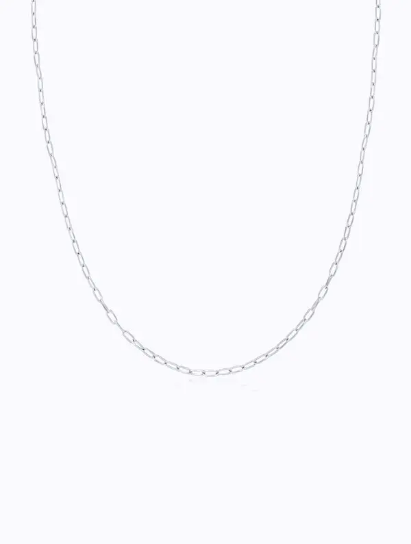 BRIONY RAYMOND 14 Karat Gold Chain Necklace - 18 Karat White Gold