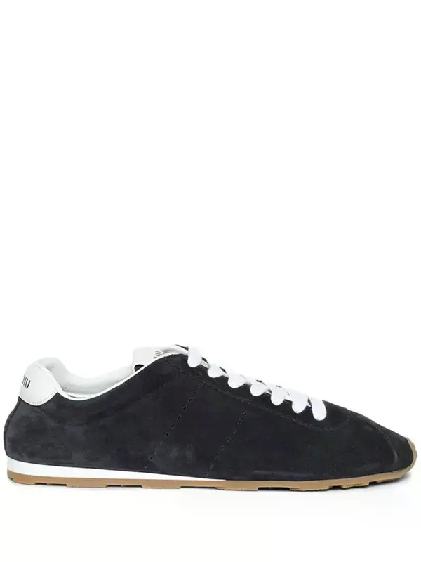 Miu Miu Low-top Suede Sneakers