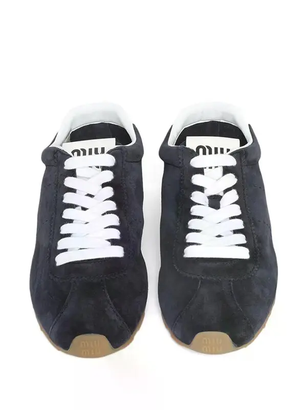 Miu Miu Low-top Suede Sneakers