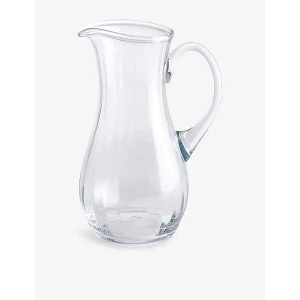 SOHO HOME Pembroke Scalloped Glass Jug 25.3cm - Clear