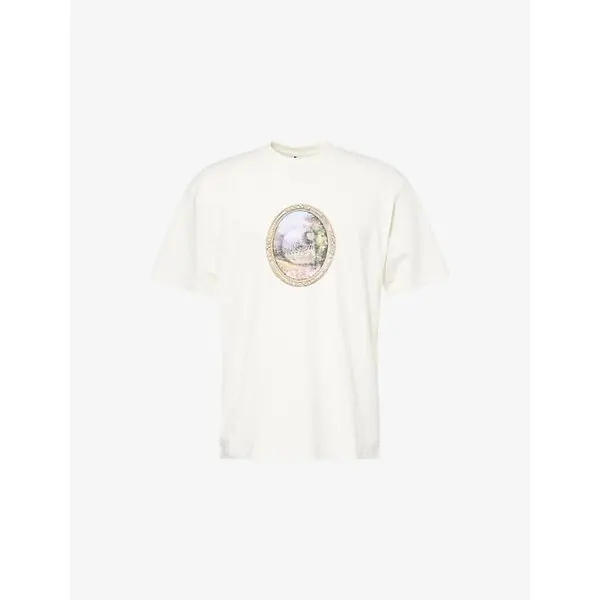 Carhartt Work In Progress Mirror Graphic-print Cotton T-shirt - Wax