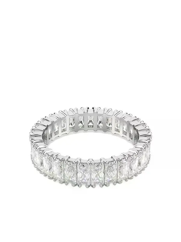 SWAROVSKI Matrix Baguette-cut Crystal Eternity Ring