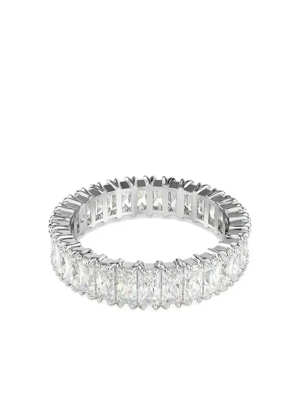 SWAROVSKI Matrix Baguette-cut Crystal Eternity Ring