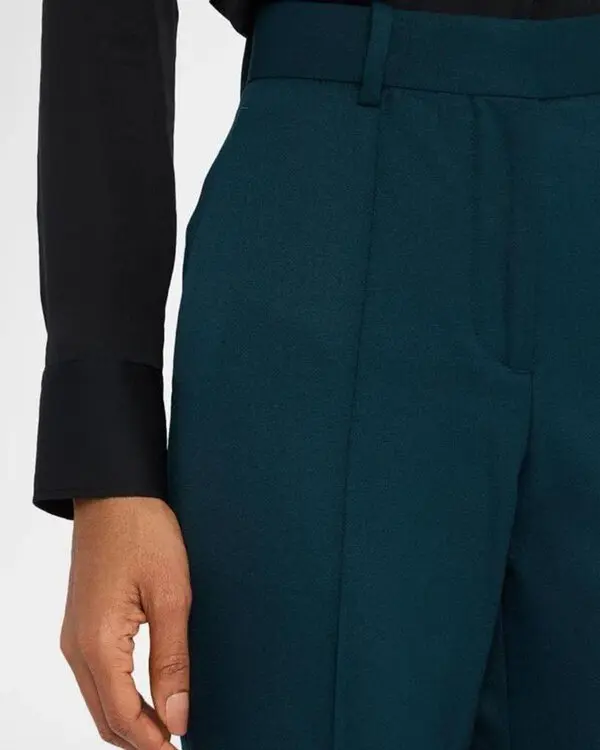 REISS Jade Pintuck Flare-leg Trousers