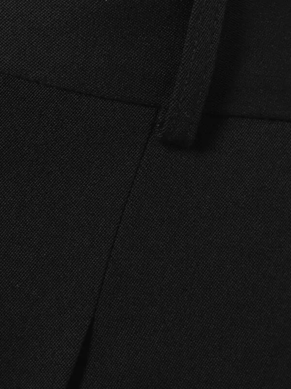 RÓHE Satin-trimmed Pleated Shorts