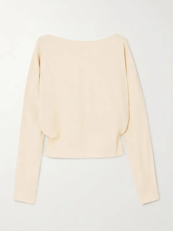 Matteau Button-detailed Woven Top - Neutrals