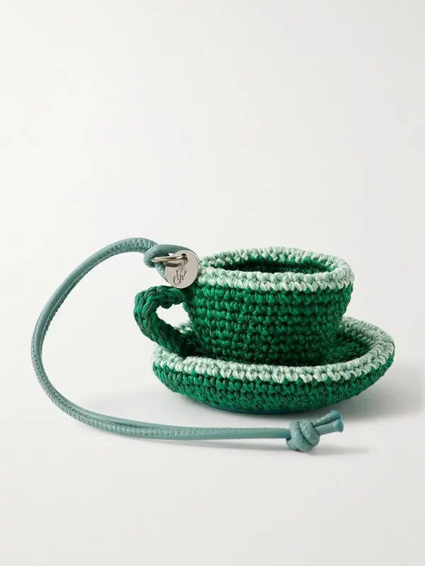 JW Anderson Teacup Bag Charm - Green