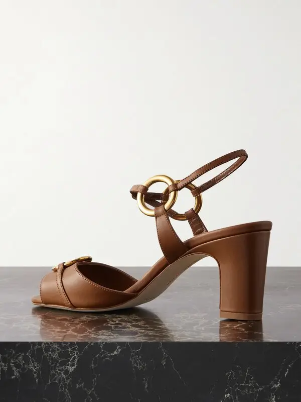 Manolo Blahnik Ileos Leather Sandals
