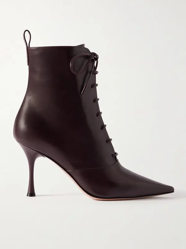 GIANVITO ROSSI Vitello 85 Leather Ankle Boots