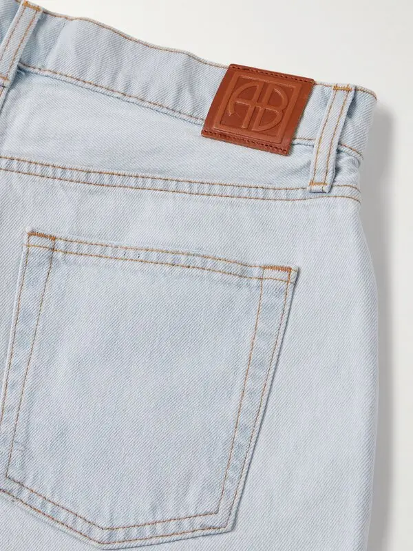 ANINE BING Dalton Organic Denim Shorts