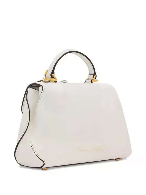Oscar De La Renta 3d Floral-appliqué Mini Bag