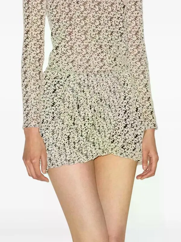 Isabel Marant Stacya Mini Skirt - Neutrals