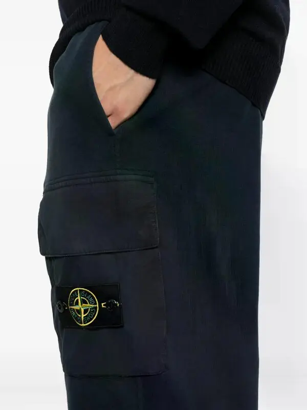 Stone Island Cargo-pocket Track Pants - Blue