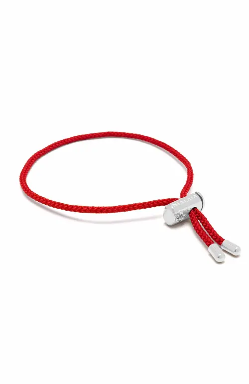 NIALAYA JEWELRY Adjustable Lock Bracelet - Silver Lock