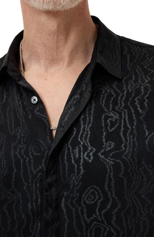 John Varvatos Hickory Button-up Shirt - Black