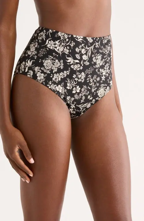 Ulla Johnson Zahara High-waist Bikini Bottom - Midnight Bloom