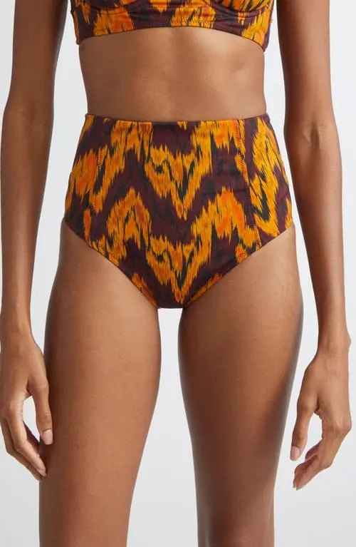 Ulla Johnson Zahara High-waist Bikini Bottom - Terra