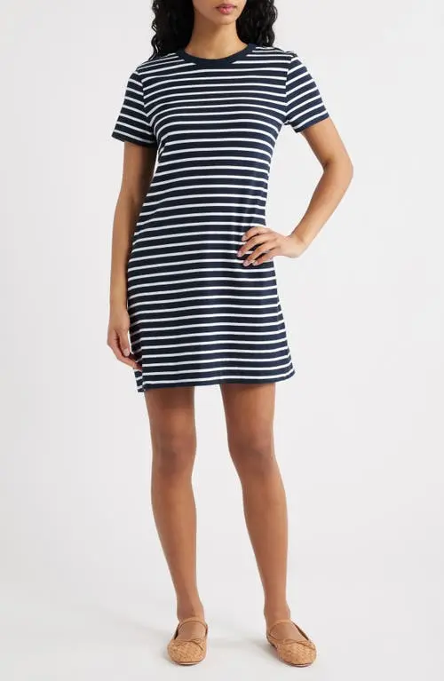 Madewell Stripe T-shirt Minidress - Dark Navy1