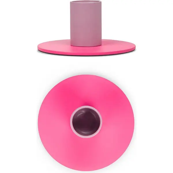BRITISH COLOUR STANDARD Small Two Tone Candle Holder - Pink