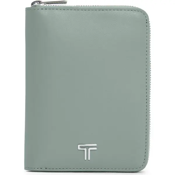 Tumi Belden Zip Around Leather Passport Case - Thyme