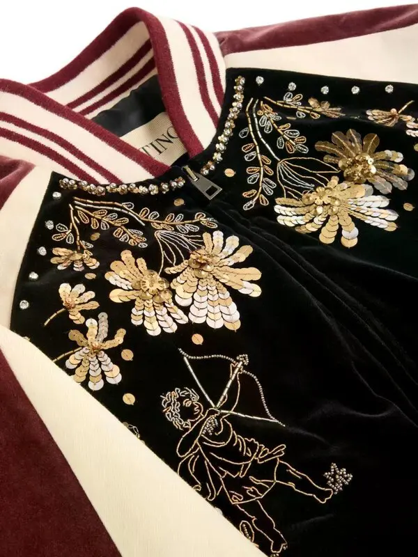 Valentino Garavani Embroidered Bomber Jacket