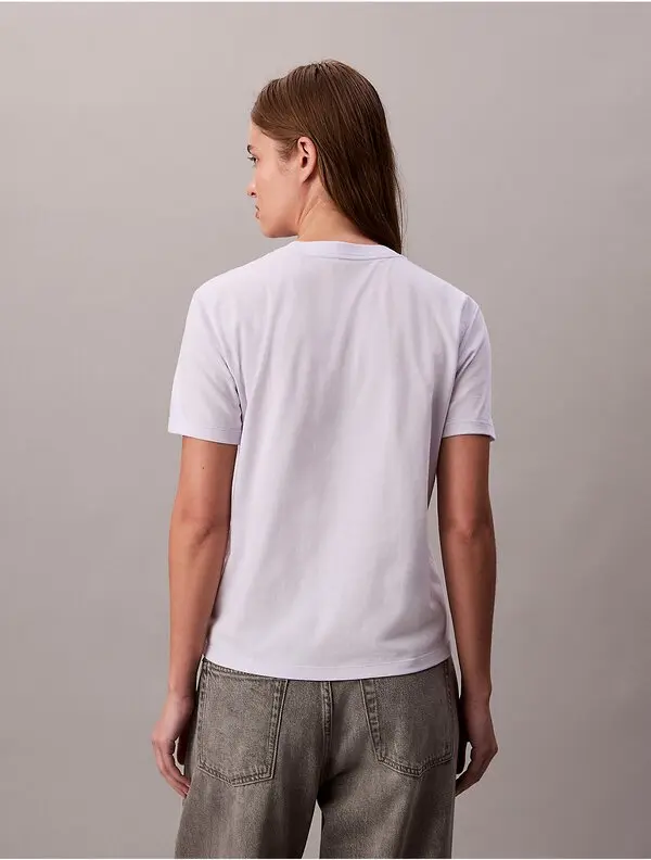 Calvin Klein Monologo Tee - Lacey Lilac