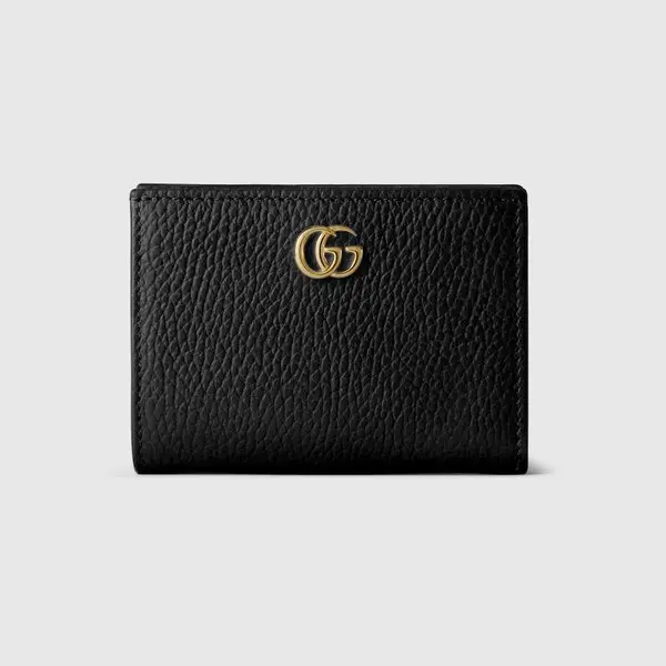 Gucci Gg Marmont Small Wallet Leather - Black