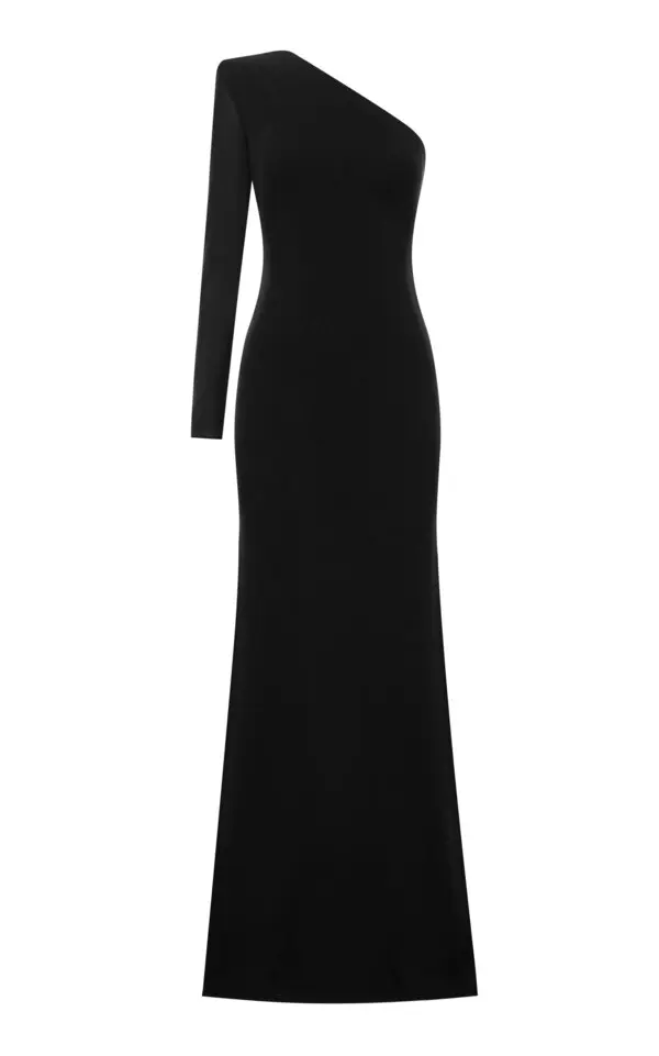 Alex Perry Single Sleeve Corset Gown