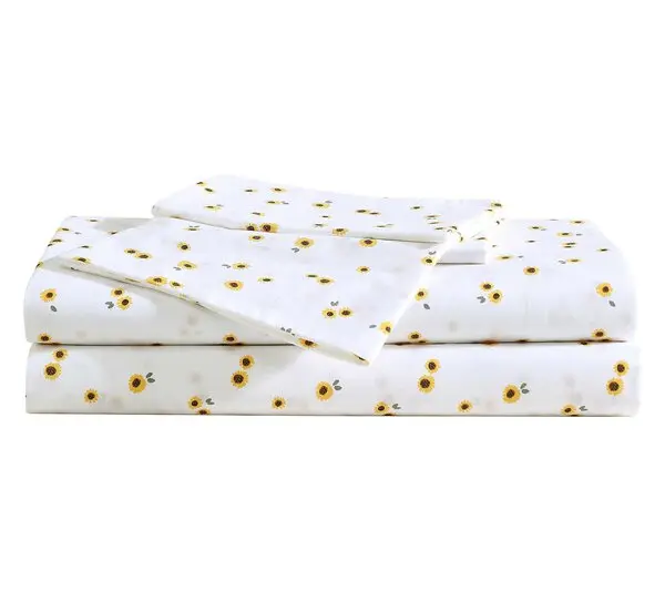 Eddie Bauer Sunflower Twin Sheet Set - One-color