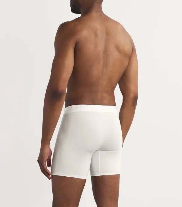 SKIMS Stretch-jersey Boxer Briefs - White