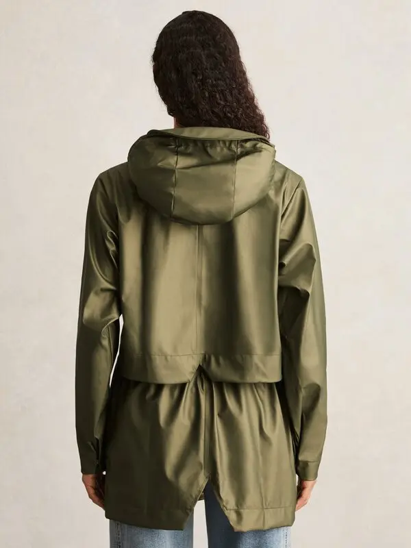 Rains Long Hooded Rain Jacket