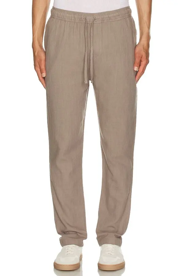 Onia Gauze Pull On Pant In Neutral