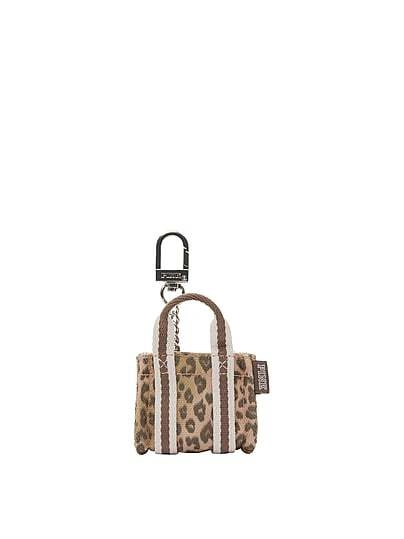 Pink Mini Tote Keychain Charm - Print